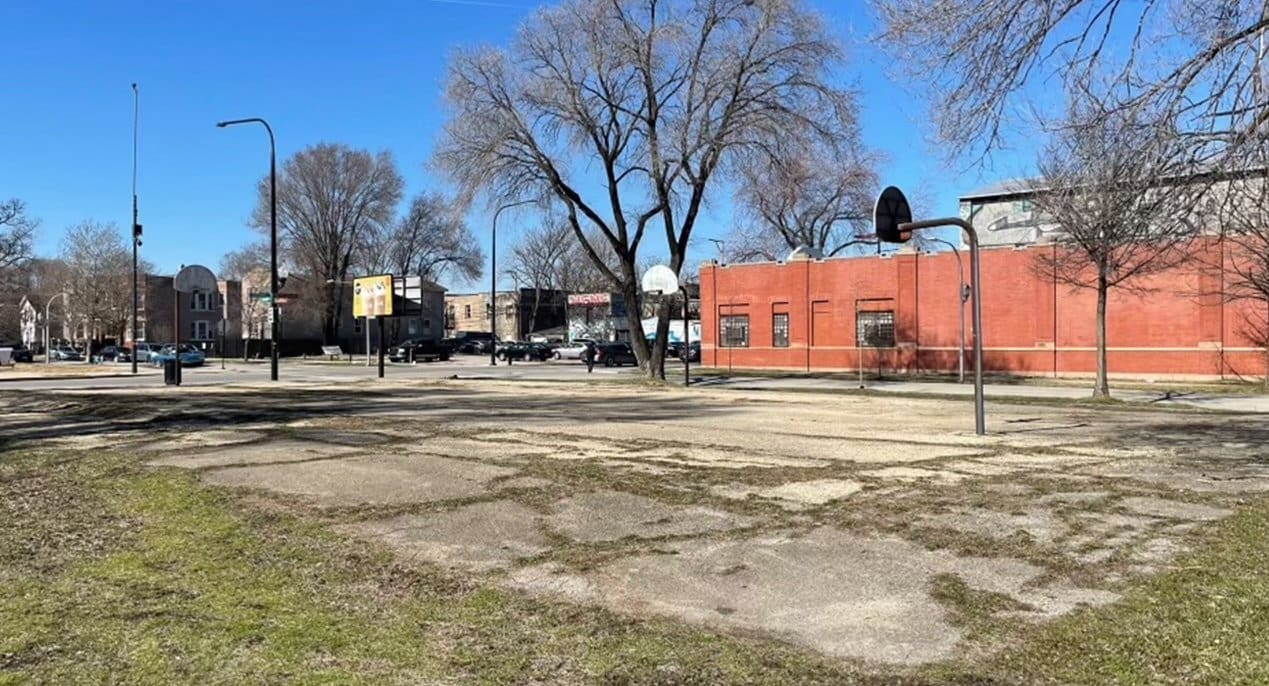 Community groups restore North Lawndale basketball court, turning ...