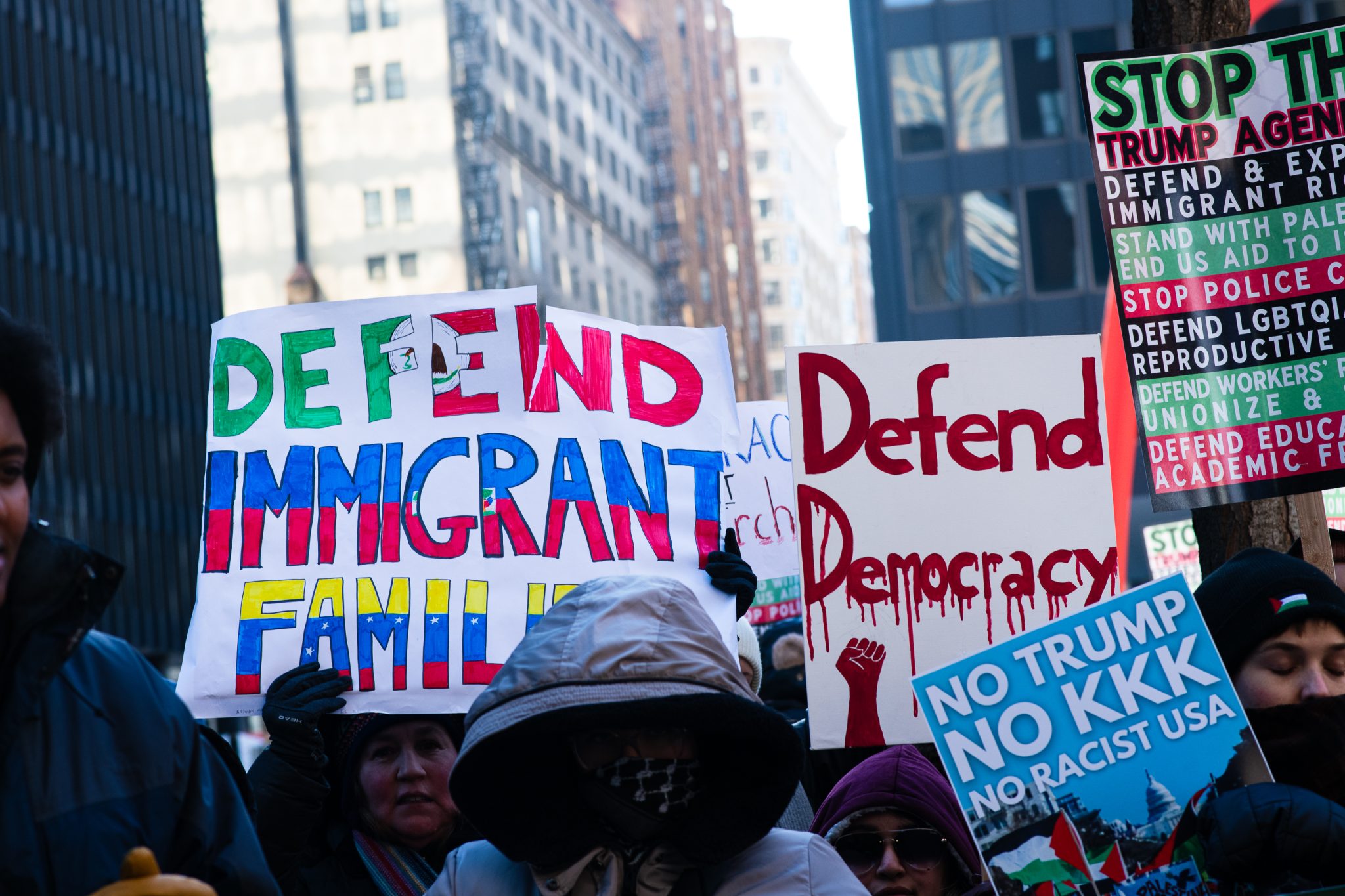 Photo gallery: Thousands in Chicago marched in protest of Trump’s ICE ...