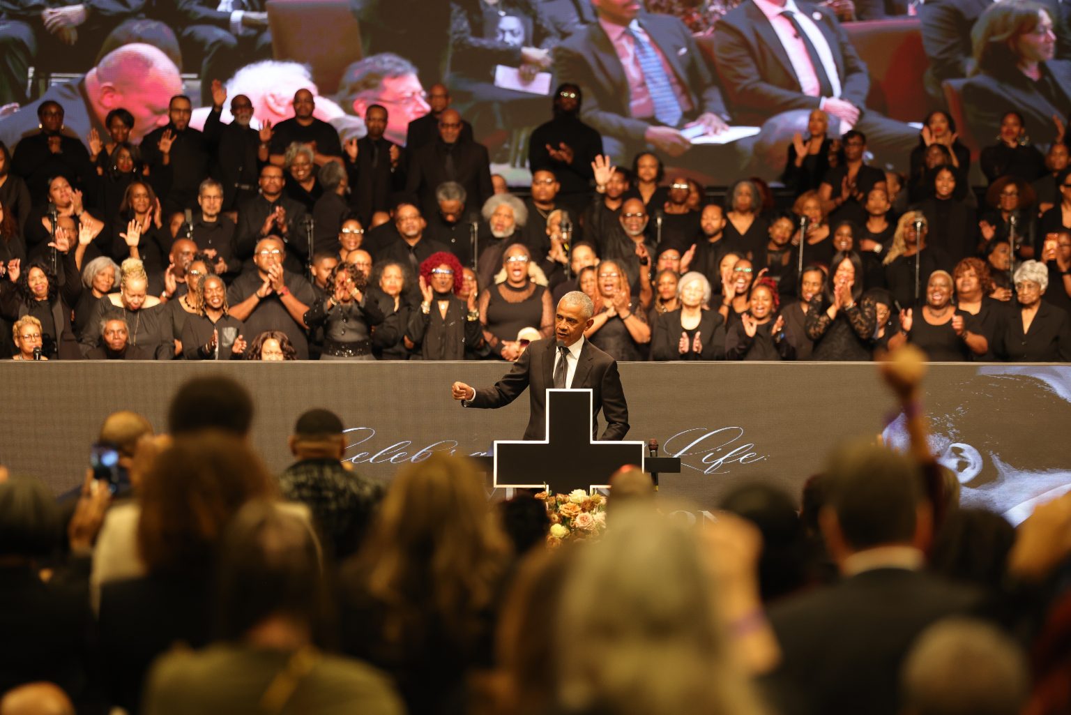 ‘This is not a homegoing — this is a celebration,’ thousands gather at ...